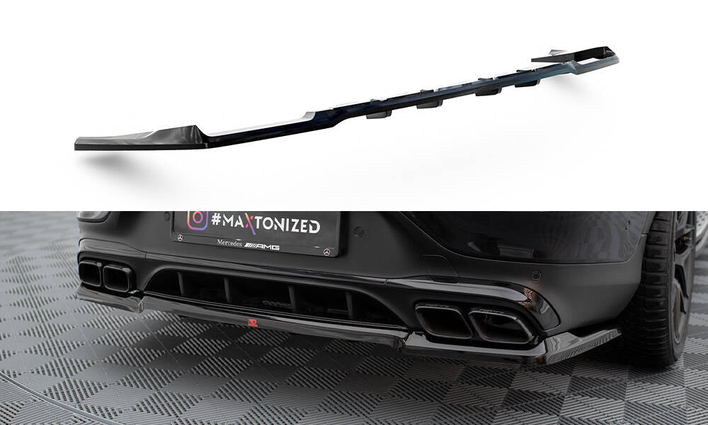 CENTRAL REAR SPLITTER (WITH VERTICAL BARS) MERCEDES-AMG GLC 63 COUPE C ...