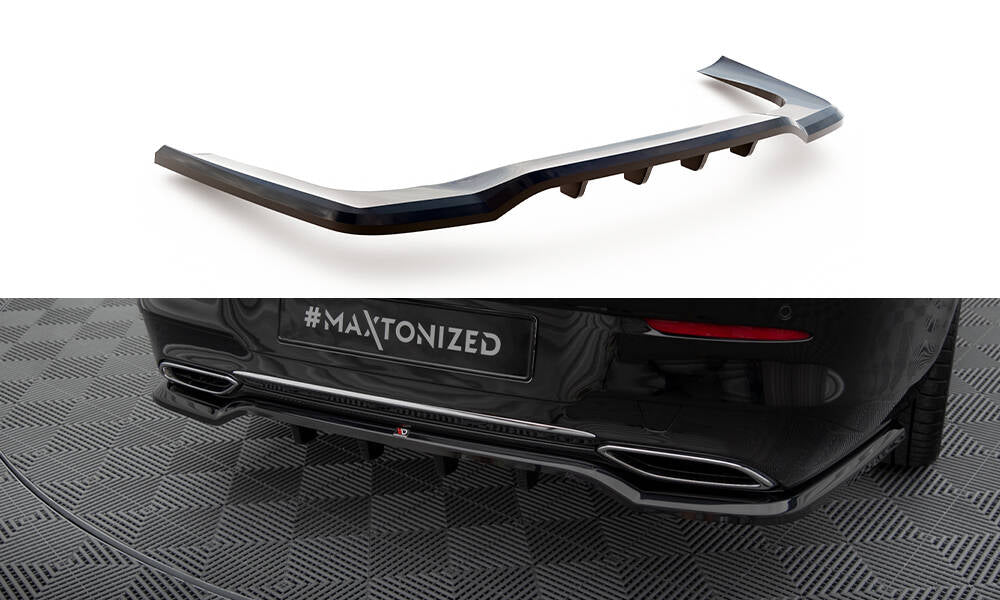 CENTRAL REAR SPLITTER (WITH VERTICAL BARS) MERCEDES-BENZ CLA COUPE C11 ...
