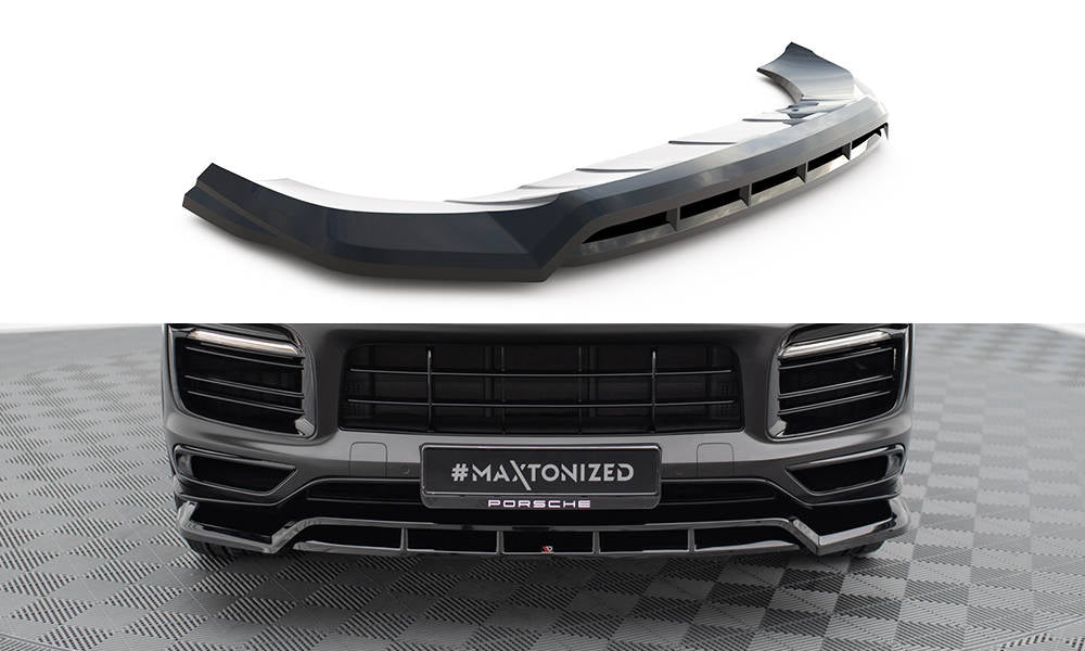 FRONT SPLITTER PORSCHE CAYENNE SPORT DESIGN MK3 – Maxton Design USA