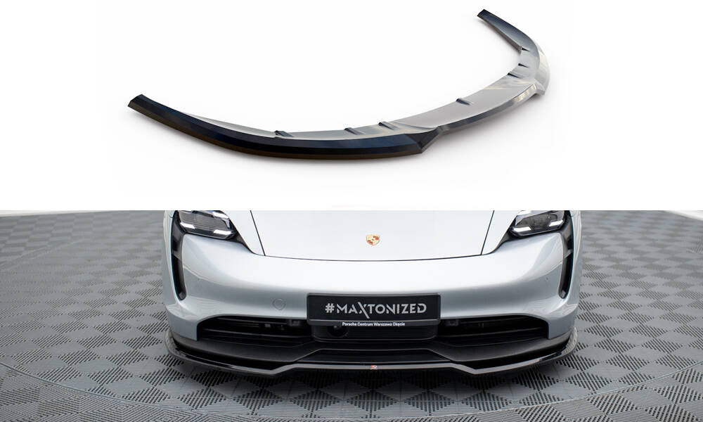 FRONT SPLITTER PORSCHE TAYCAN / TAYCAN 4 / TAYCAN 4S / TAYCAN GTS MK1 ...