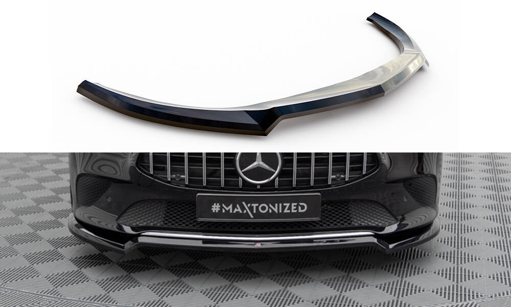 FRONT SPLITTER V.1 MERCEDES-BENZ CLA C118 – Maxton Design USA