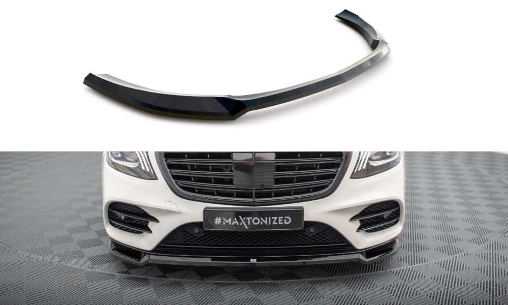 FRONT SPLITTER V.1 MERCEDES-BENZ S AMG-LINE W222 FACELIFT – Maxton ...