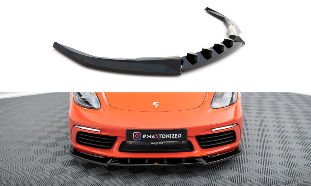 FRONT SPLITTER V.1 PORSCHE 718 CAYMAN 982C – Maxton Design USA