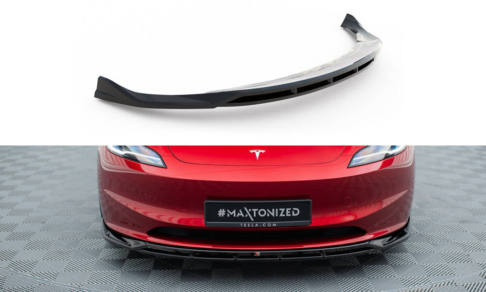 FRONT SPLITTER V.1 TESLA MODEL 3 PROJECT HIGHLAND (FACELIFT) – Maxton ...