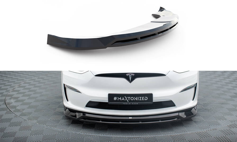 FRONT SPLITTER V.1 TESLA MODEL X MK1 FACELIFT – Maxton Design USA