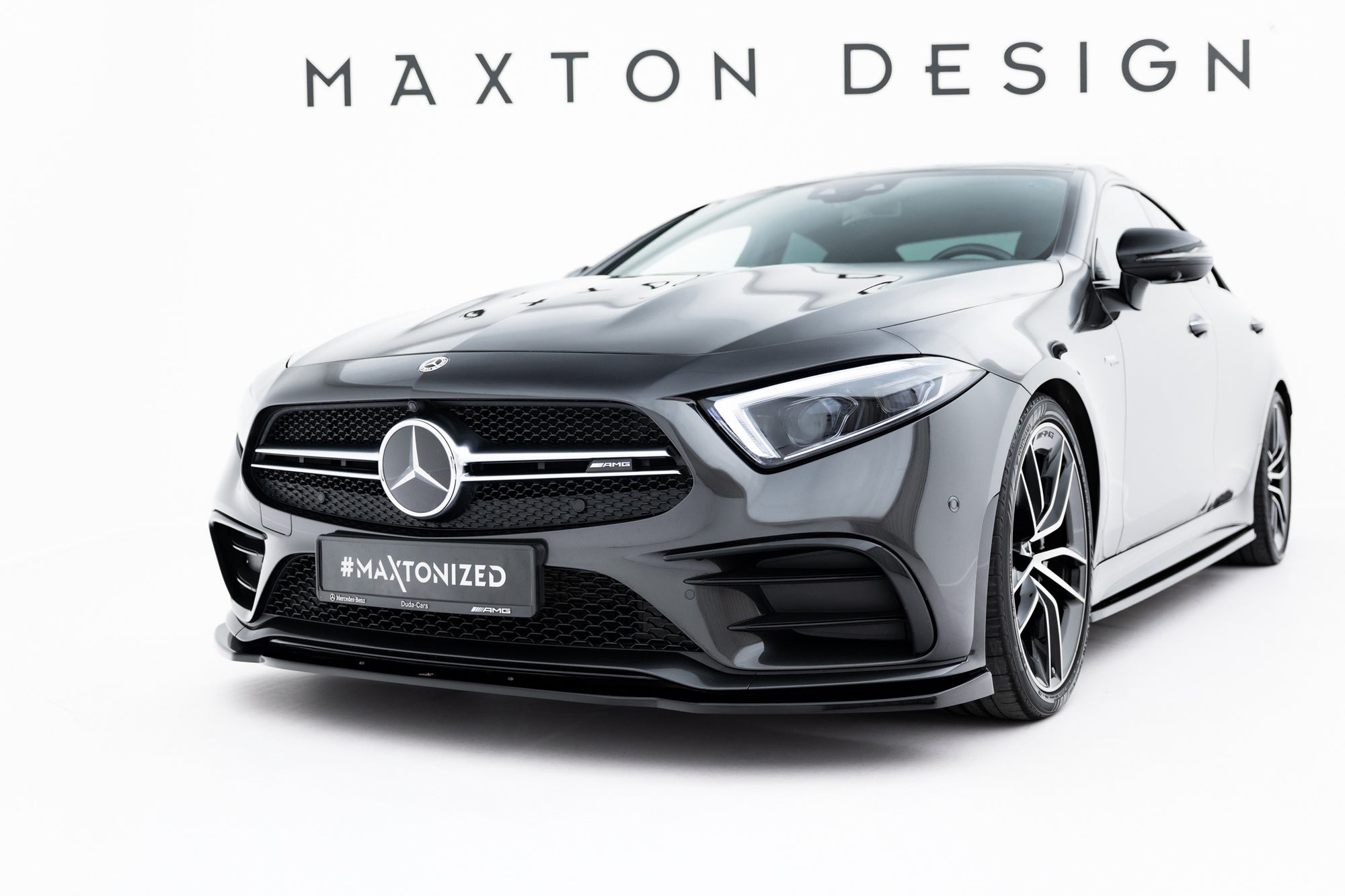 FRONT SPLITTER V.2 MERCEDES-BENZ CLS AMG-LINE / 53AMG C257 – Maxton ...