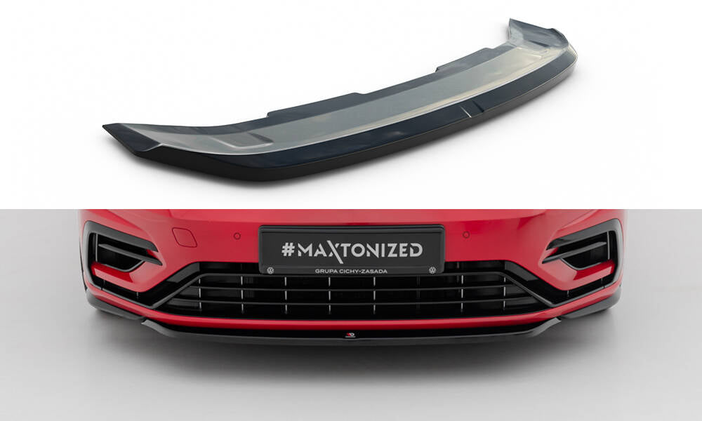 FRONT SPLITTER V.5 VW GOLF 7 R / R-LINE FACELIFT – Maxton Design USA