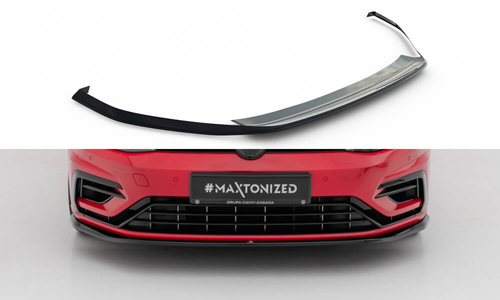 FRONT SPLITTER V.7 VW GOLF 7 R FACELIFT – Maxton Design USA