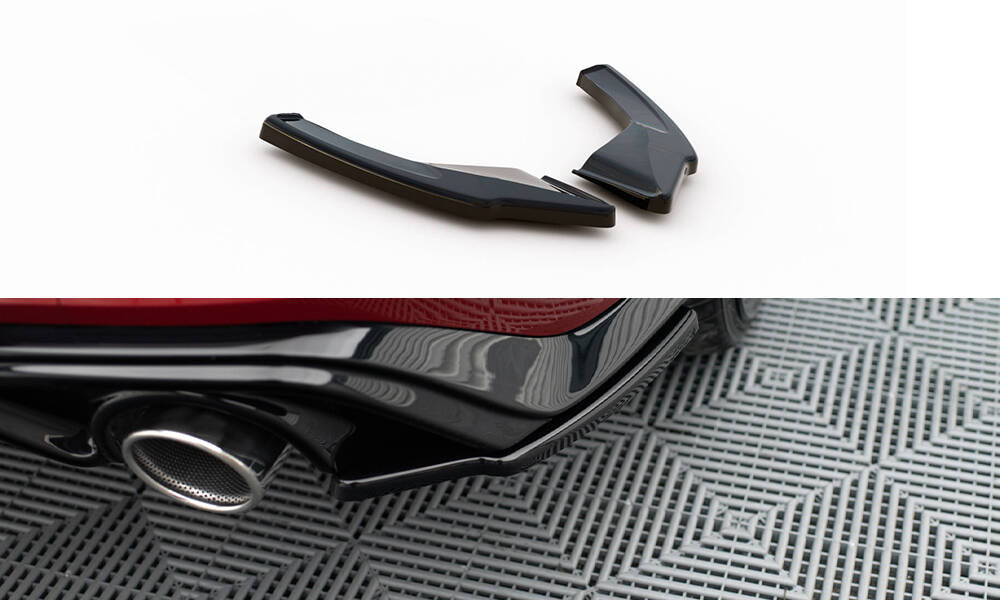 REAR SIDE SPLITTERS V.3 VOLKSWAGEN GOLF GTI MK8 (set for Maxton valanc ...