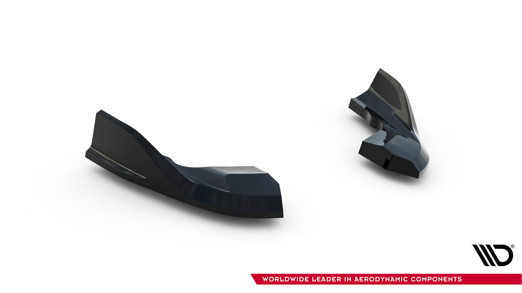 Rear Side Splitters V.7 Volkswagen Golf R Hatchback Mk8 / Mk8 Facelift ...