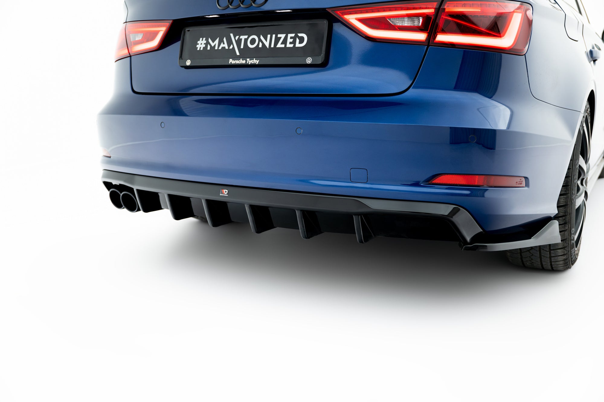 Rear Valance Audi A3 Sedan 8V (Version with dual exhaust tips on one s ...