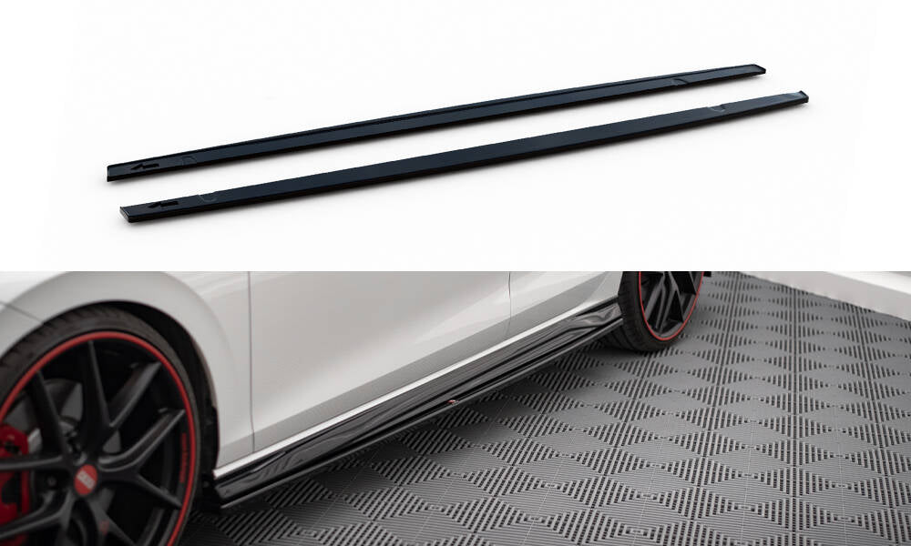 SIDE SKIRTS DIFFUSERS V.4 VOLKSWAGEN GOLF GTI / GTE / GTI CLUBSPORT ...