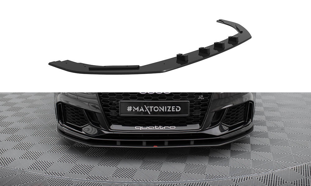 STREET PRO FRONT SPLITTER AUDI RS3 SEDAN 8V FACELIFT – Maxton Design USA