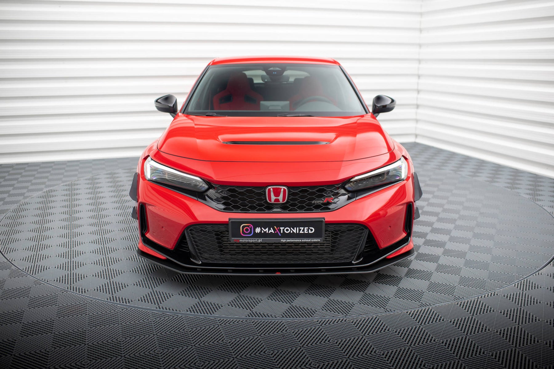 STREET PRO FRONT SPLITTER HONDA CIVIC TYPE-R MK 11 – Maxton Design USA