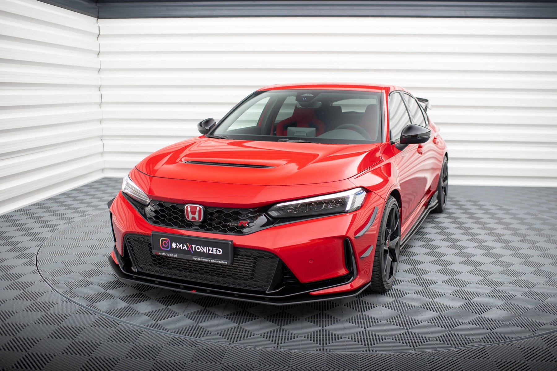 STREET PRO FRONT SPLITTER HONDA CIVIC TYPE-R MK 11 – Maxton Design USA