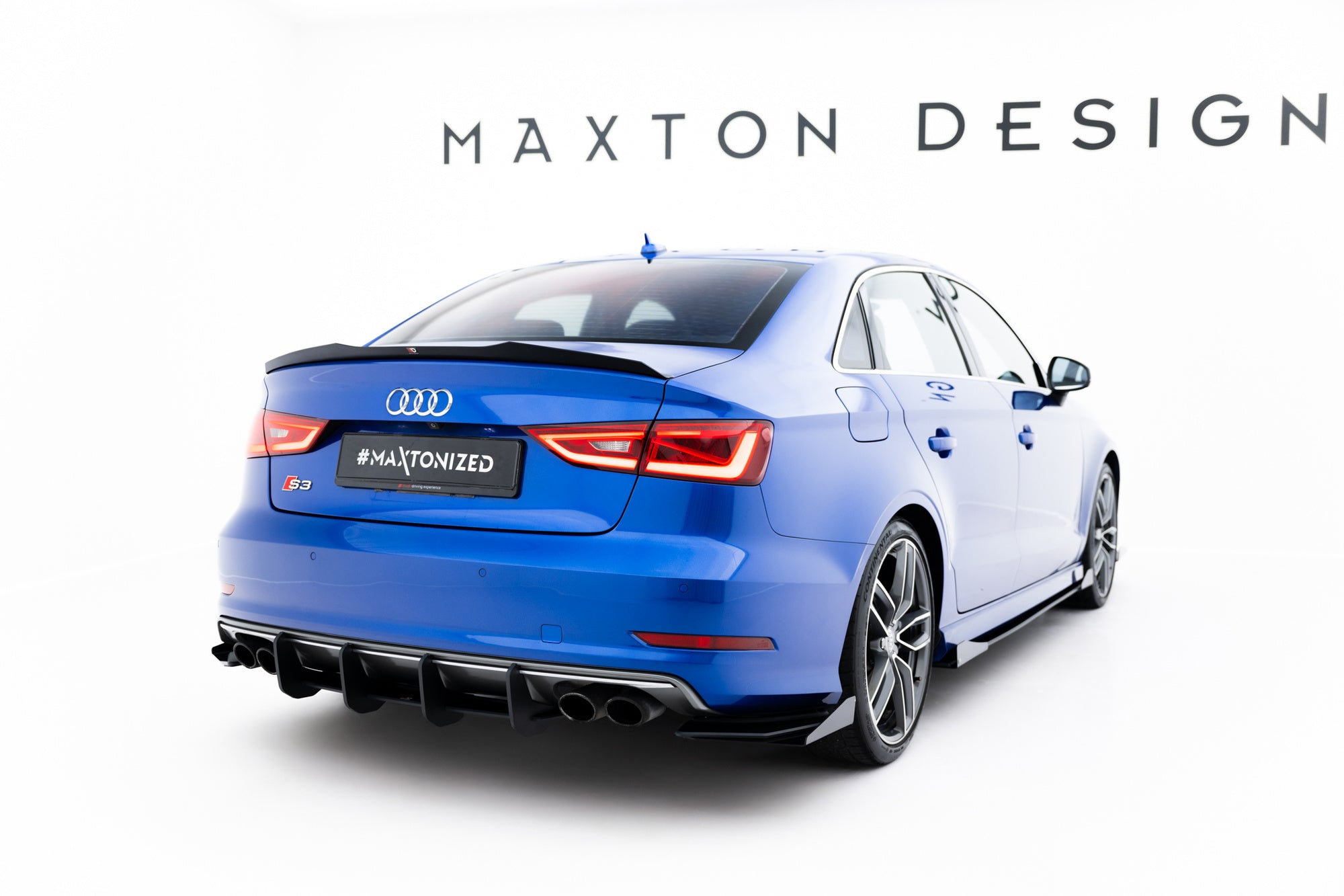 Street Pro Rear Diffuser Audi S3 Sedan 8V – Maxton Design USA