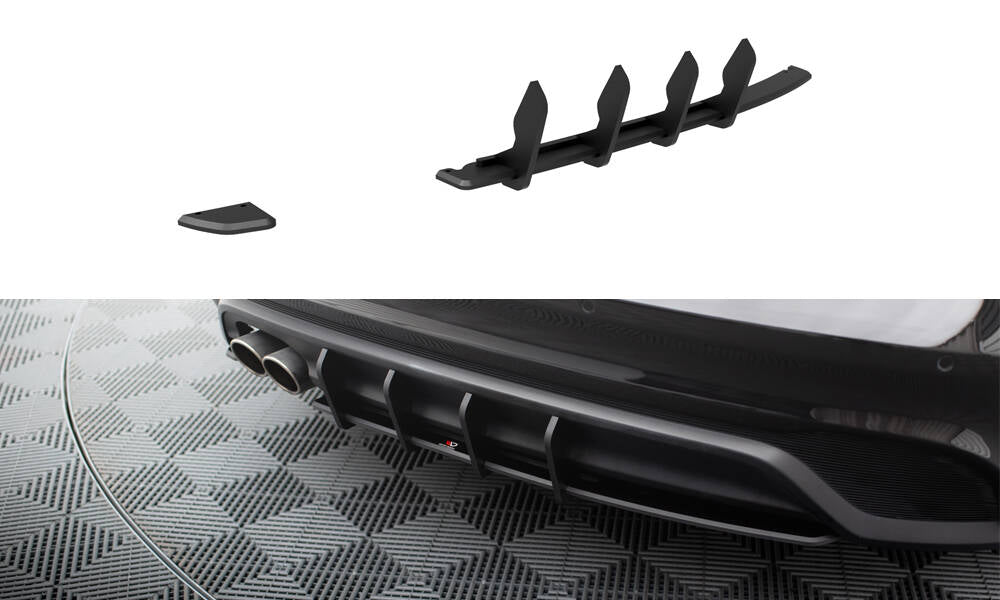 STREET PRO REAR DIFFUSER JAGUAR XE X760 FACELIFT Maxton Design USA