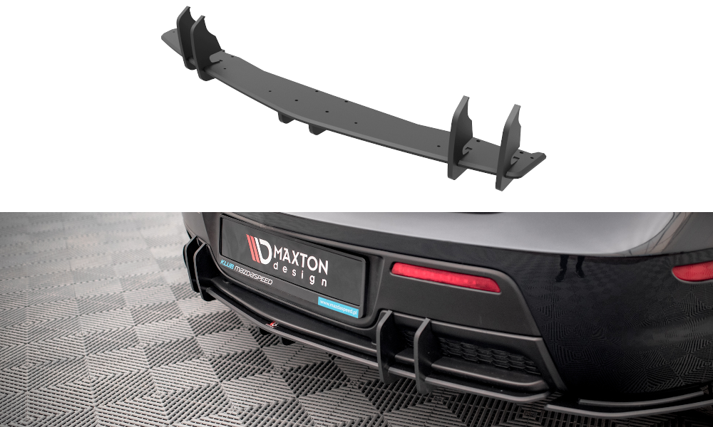 Street Pro Rear Diffuser Mazda 3 MPS Mk1 US-Spec Version – Maxton ...