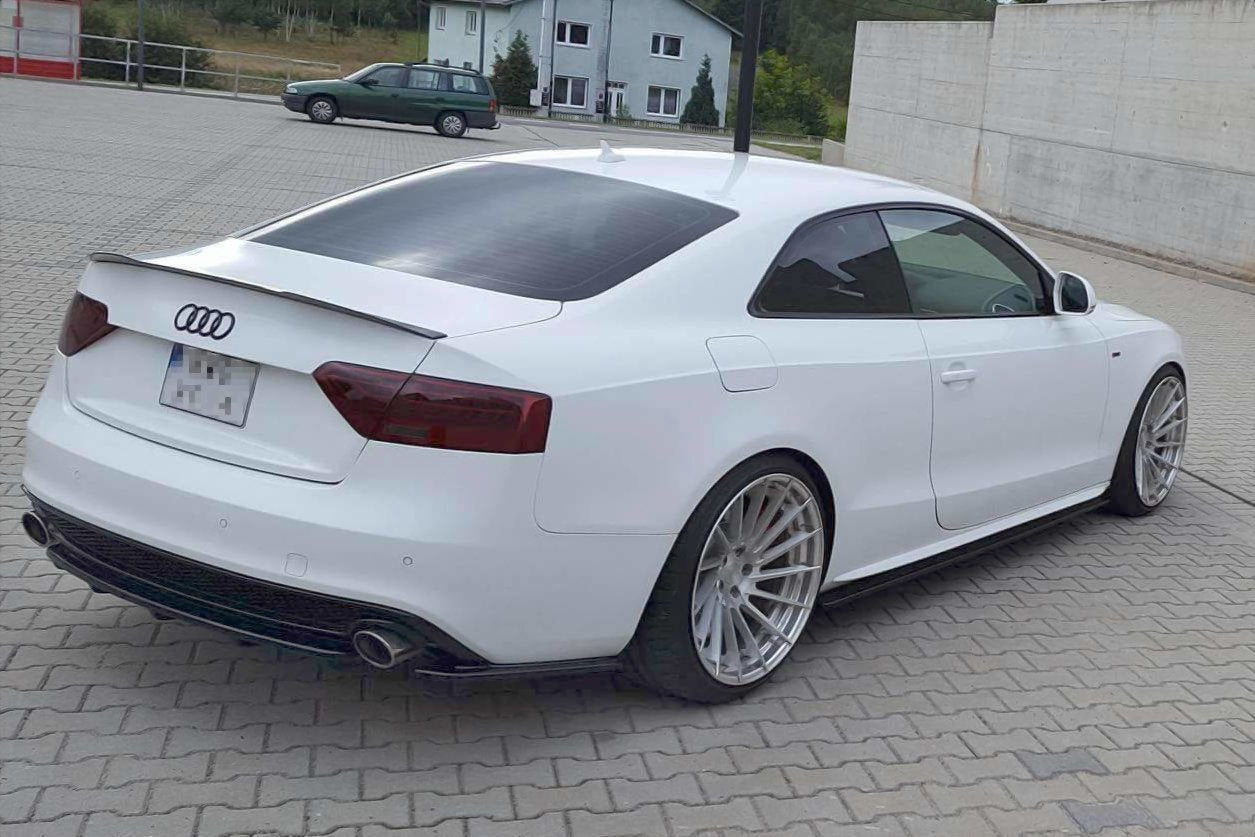 CENTRAL REAR SPLITTER AUDI A5 S-LINE 8T FL COUPE / SPORTBACK (WITH A V ...