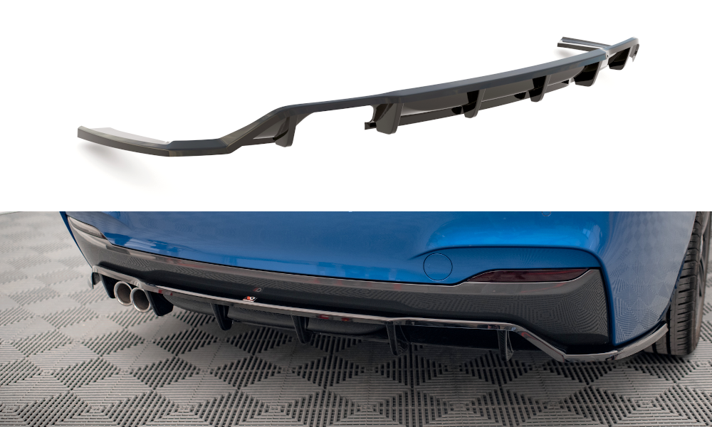 CENTRAL REAR SPLITTER (WITH VERTICAL BARS) BMW 2 M-PACK F22 – Maxton ...
