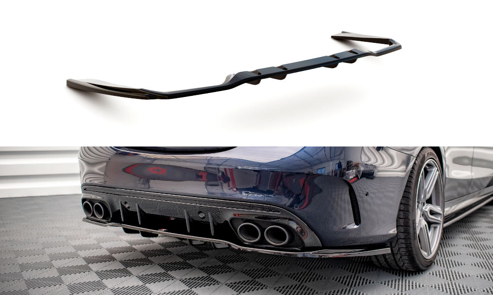 CENTRAL REAR SPLITTER (WITH VERTICAL BARS) MERCEDES-AMG C 43 SEDAN W20 ...
