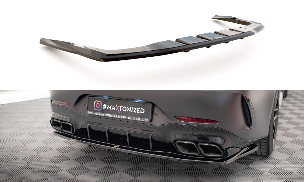 CENTRAL REAR SPLITTER (WITH VERTICAL BARS) MERCEDES-AMG GT 63S 4-DOOR ...