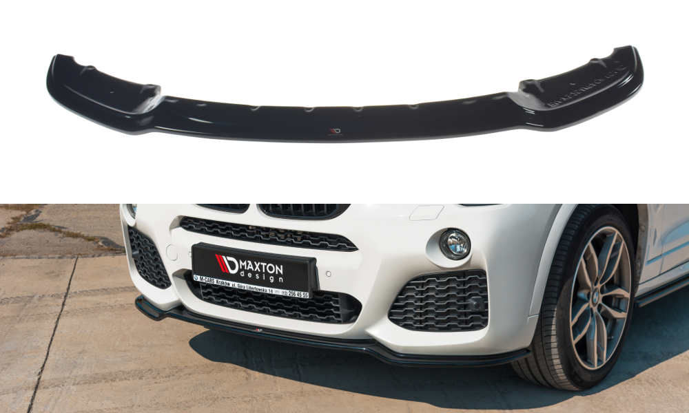 FRONT SPLITTER BMW X3 F25 M-PACK FACELIFT – Maxton Design USA