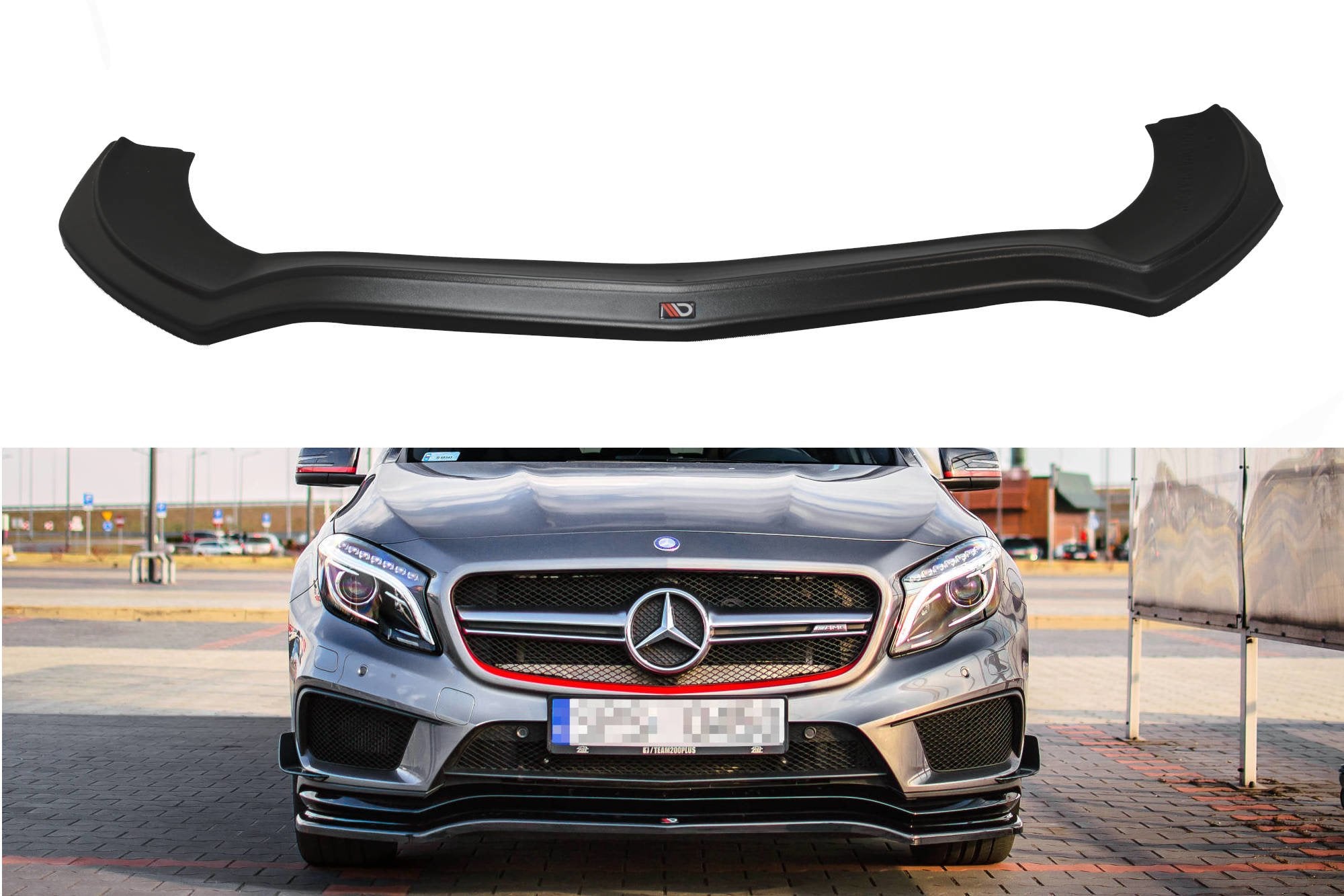 FRONT SPLITTER MERCEDES-BENZ GLA 45 AMG SUV (X156) PREFACE – Maxton ...