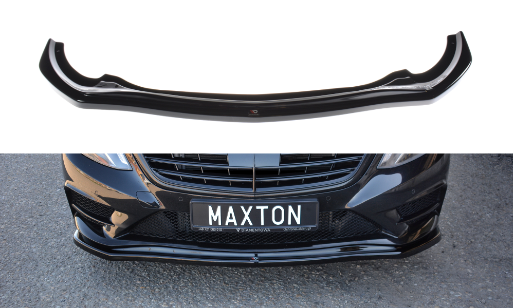 FRONT SPLITTER V.1 MERCEDES-BENZ S-CLASS AMG-LINE W222 – Maxton Design USA
