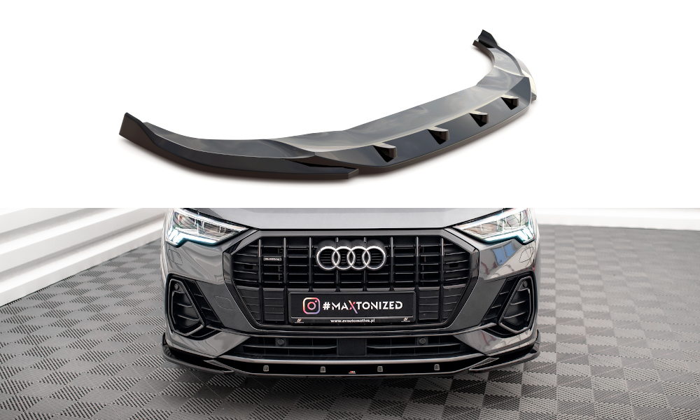 FRONT SPLITTER V.1 AUDI Q3 S-LINE F3 – Maxton Design USA