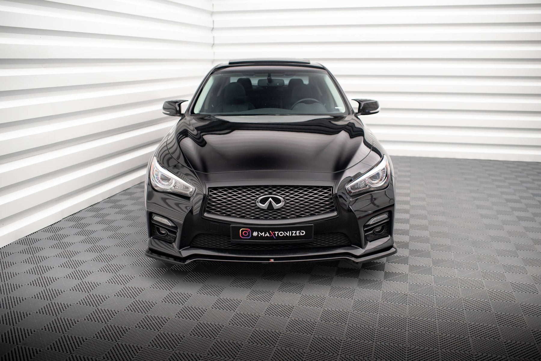FRONT SPLITTER V.1 INFINITI Q50 S MK1 – Maxton Design USA