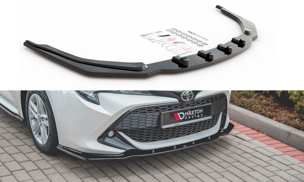 FRONT SPLITTER V.1 TOYOTA COROLLA HATCHBACK MK12 – Maxton Design USA
