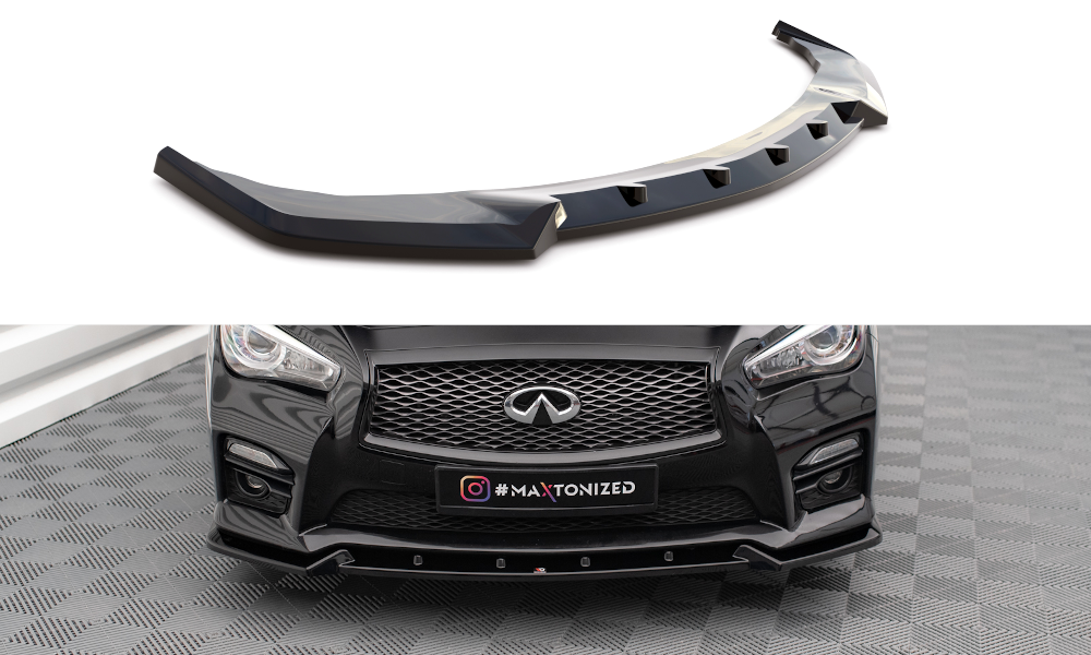 FRONT SPLITTER V.2 INFINITI Q50 S MK1 – Maxton Design USA