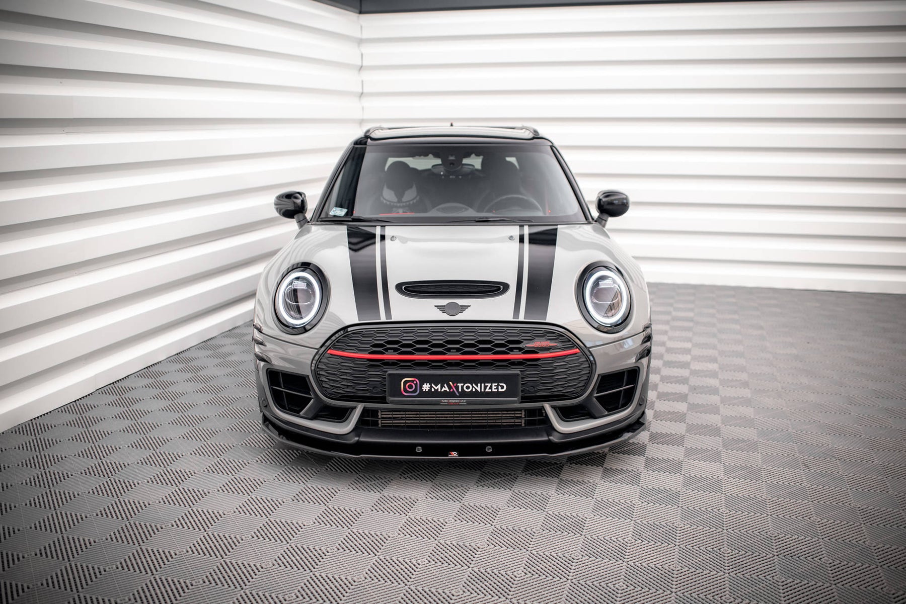 FRONT SPLITTER V.2 MINI COOPER CLUBMAN JOHN COOPER WORKS F54 – Maxton ...