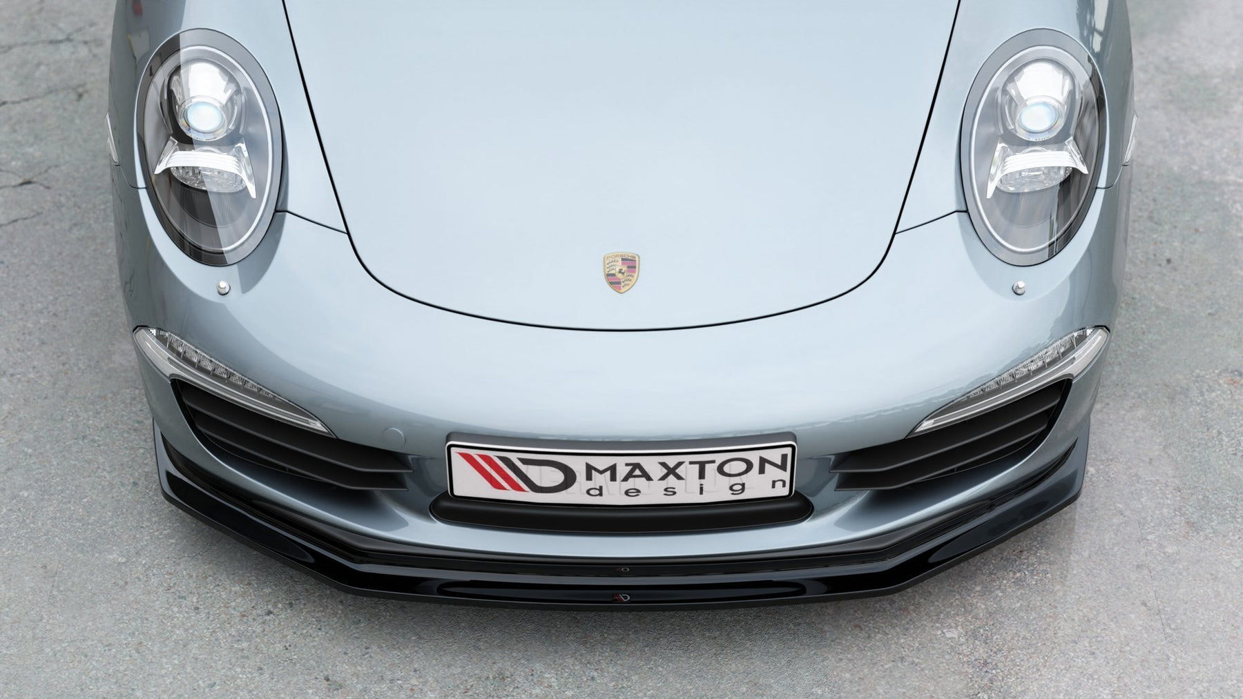 FRONT SPLITTER V.2 PORSCHE 911 CARRERA 991 – Maxton Design USA