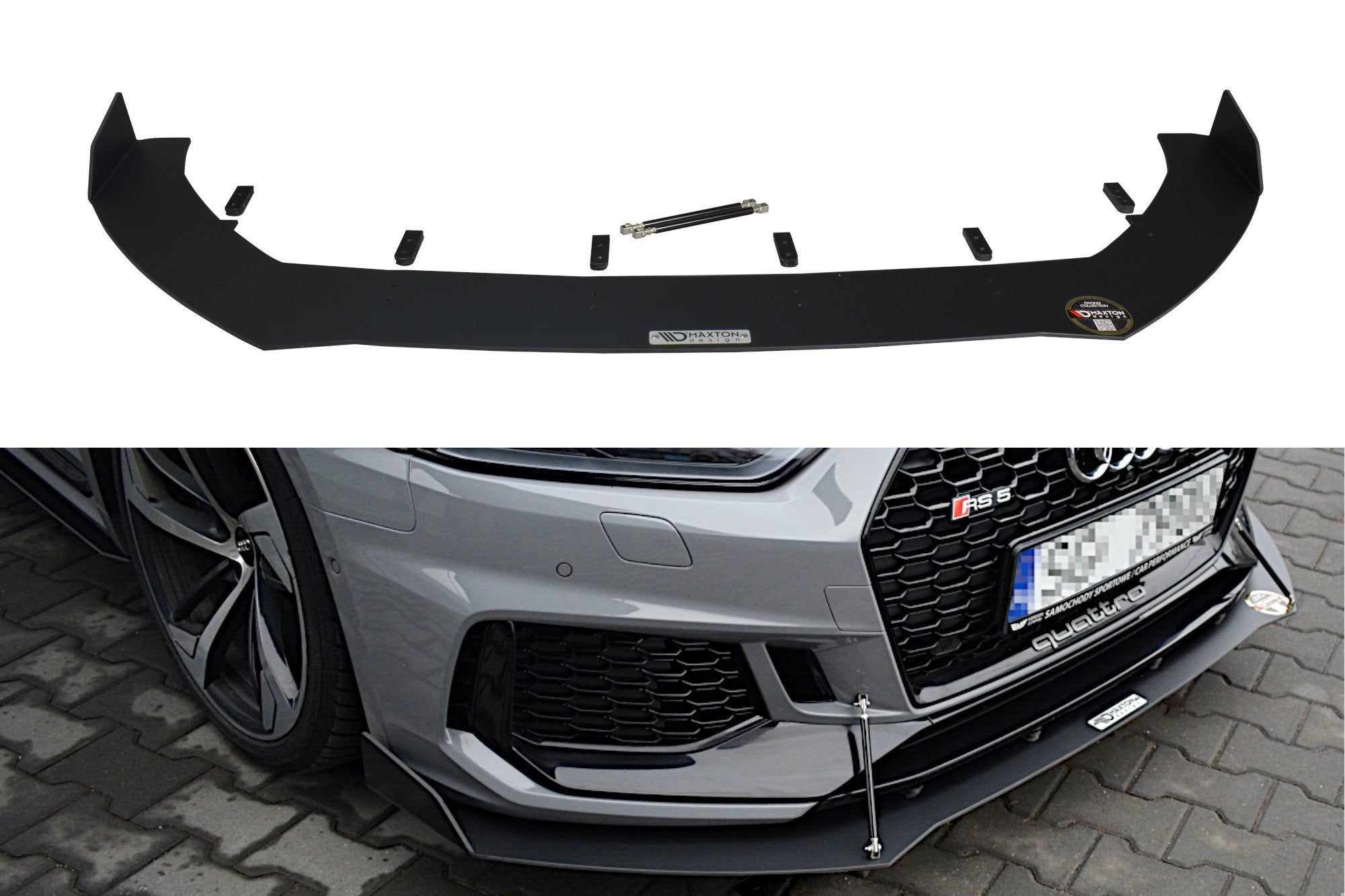 RACING FRONT SPLITTER V.2 AUDI RS5 F5 COUPE / SPORTBACK – Maxton Design USA