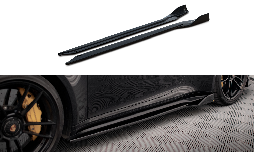 SIDE SKIRTS DIFFUSERS PORSCHE 911 TURBO S 992 – Maxton Design USA