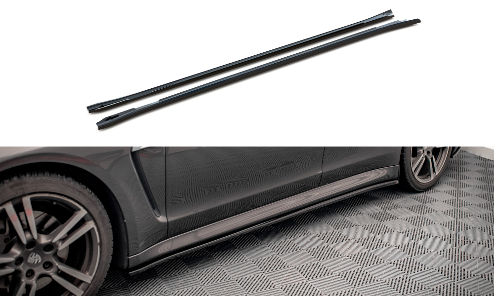 SIDE SKIRTS DIFFUSERS V.1 PORSCHE PANAMERA / PANAMERA DIESEL / PANAMER ...