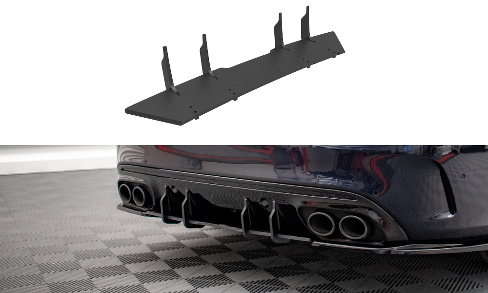 STREET PRO REAR DIFFUSER MERCEDES-BENZ C 43 SEDAN W205 FACELIFT ...