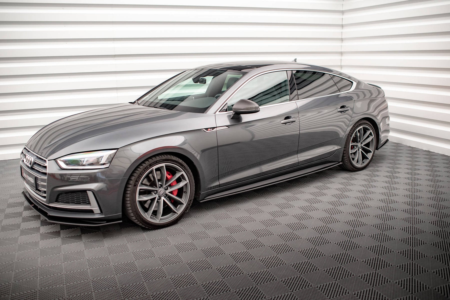 STREET PRO SIDE SKIRTS DIFFUSERS AUDI A5 S-LINE / S5 SPORTBACK F5 ...