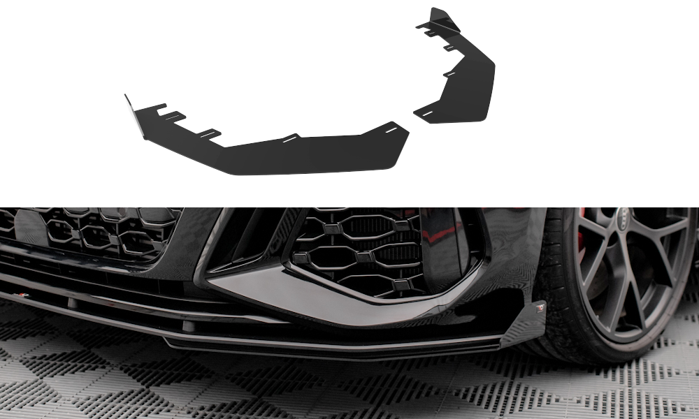 FRONT SPLITTER FLAPS AUDI RS3 SPORTBACK / SEDAN 8Y – Maxton Design USA