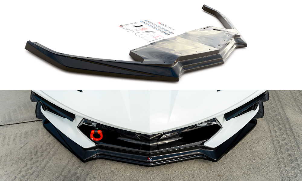 FRONT SPLITTER CHEVROLET CORVETTE C8 – Maxton Design USA
