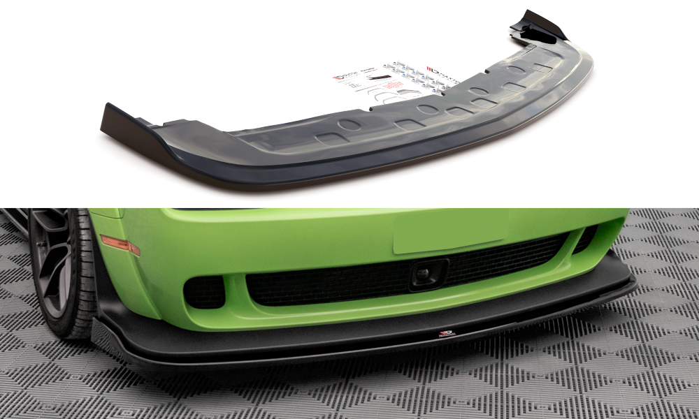 FRONT SPLITTER DODGE CHALLENGER SRT HELLCAT WIDEBODY MK3 – Maxton ...