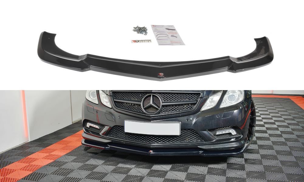 FRONT SPLITTER MERCEDES-BENZ E-CLASS W207 COUPE AMG-LINE – Maxton ...