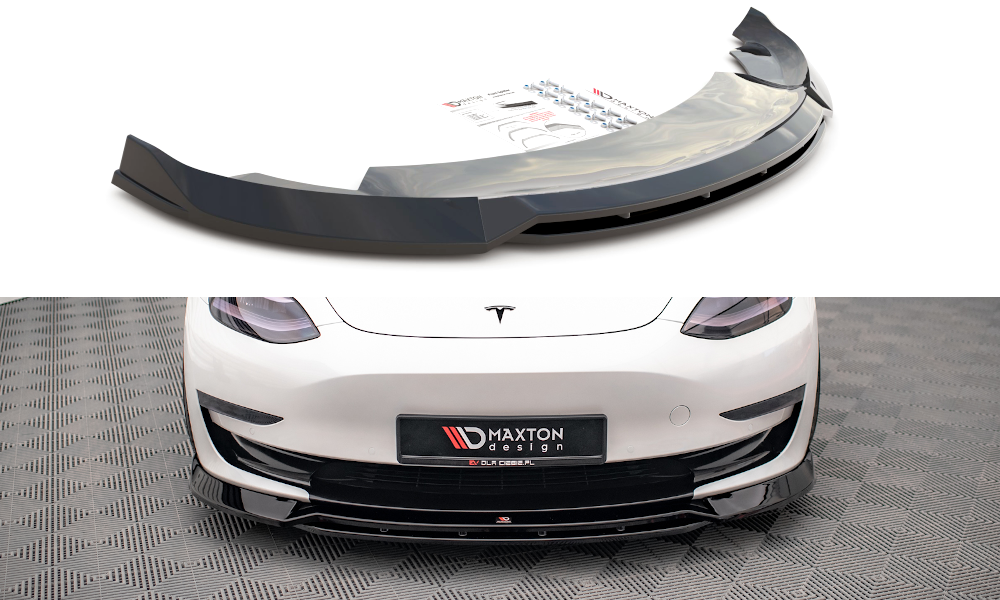 FRONT SPLITTER V.3 TESLA MODEL 3 – Maxton Design USA
