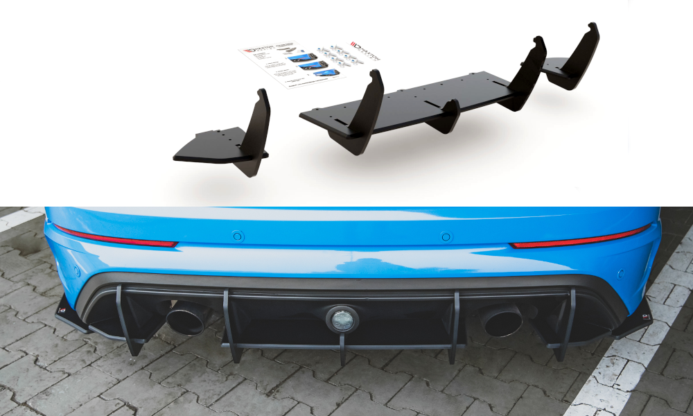 RACING DURABILITY REAR DIFFUSER FORD FOCUS RS MK3 – Maxton Design USA